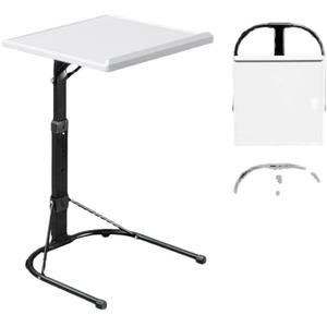 Folding Laptop Table Stand Computer Desk Adjustable Tilt Tray