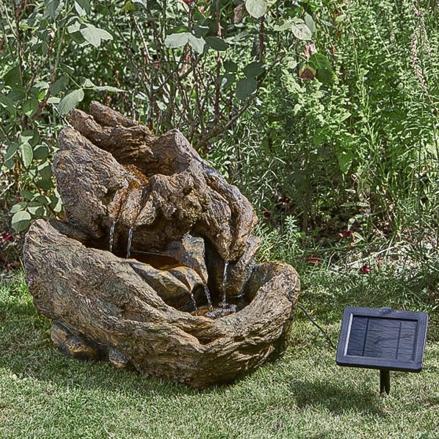 Solar And Battery Hybrid Power Wychwood Falls Water Feature