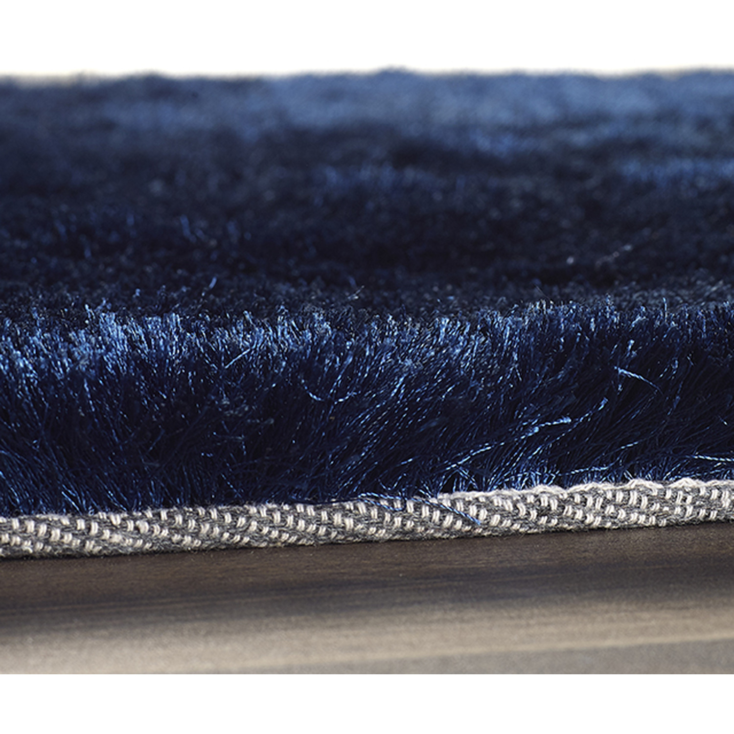 Cosy Warm Indigo Luxury Shaggy Rug