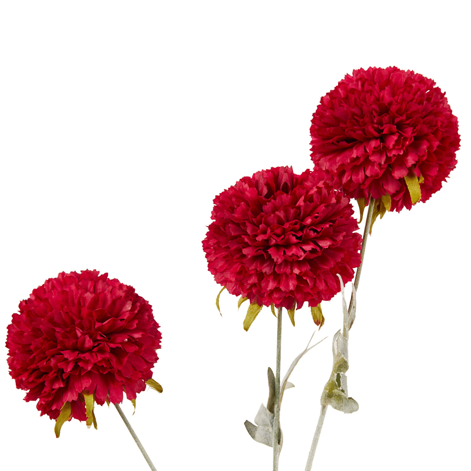 Purple or Berry Pom Pom Stem