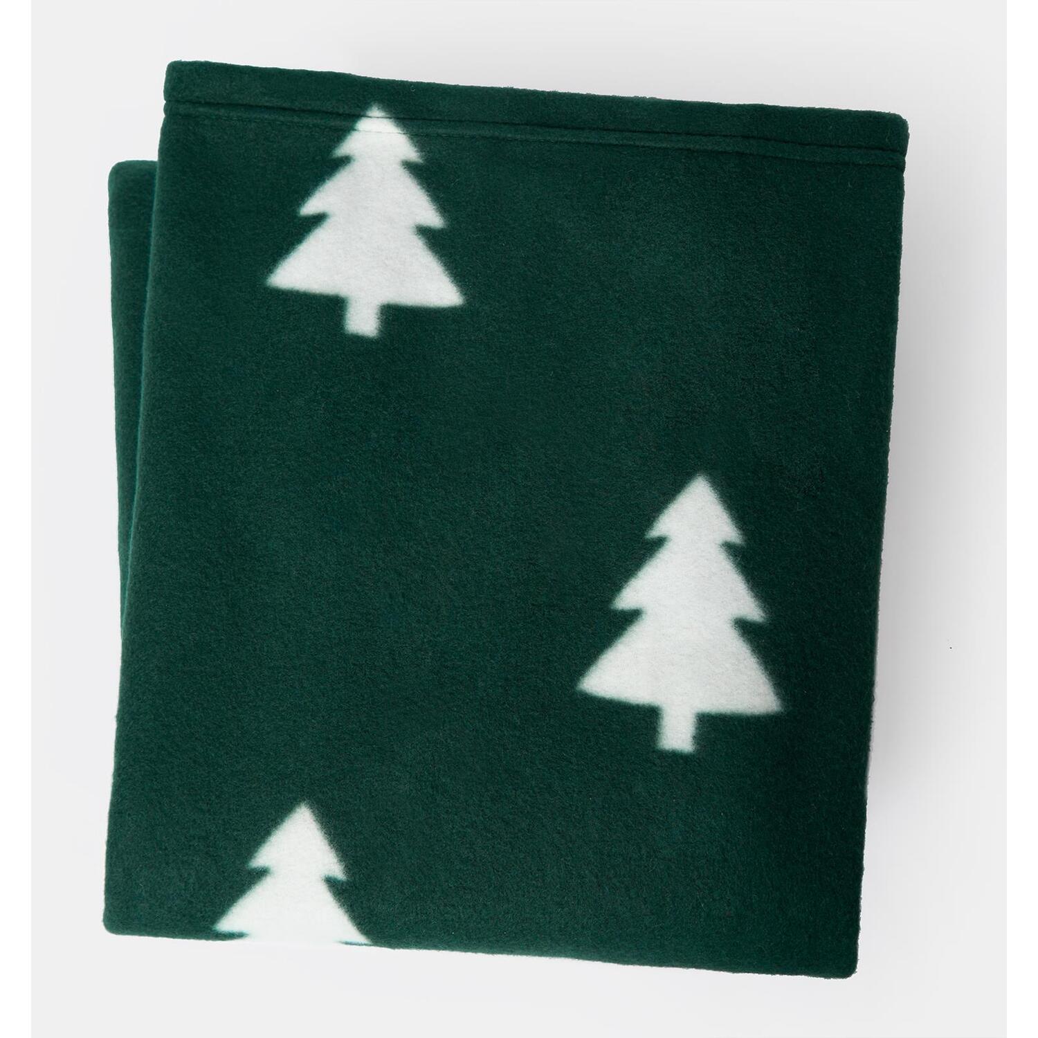 Christmas Tree Polar Fleece Throw