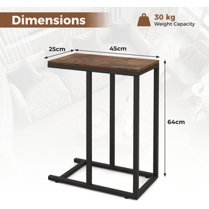 64cm High Sofa Side Table