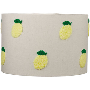 Embroidered Lemon Shade