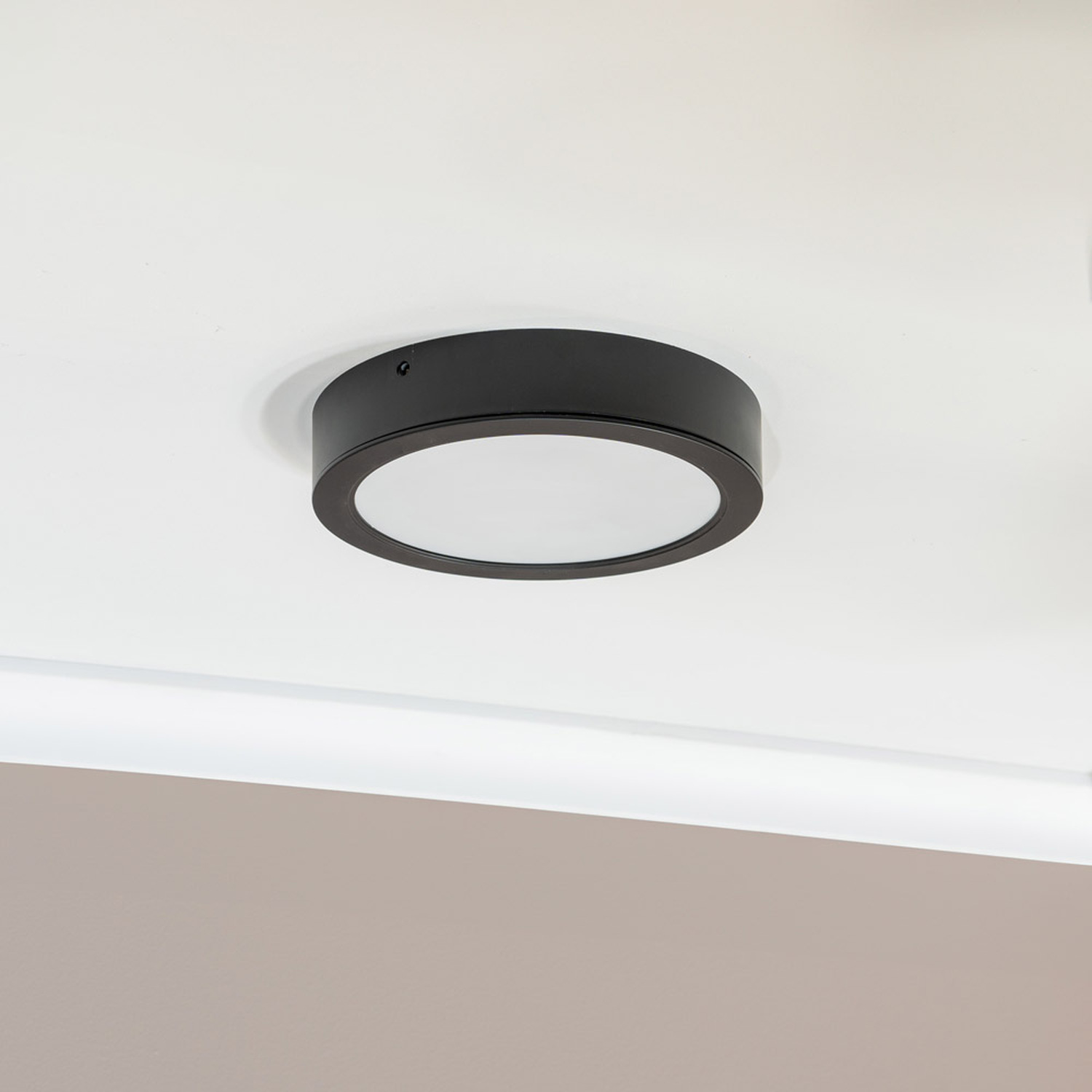 Lacey IP44 Integrated LED Round Flush Recessed Bathroom Ceiling Light