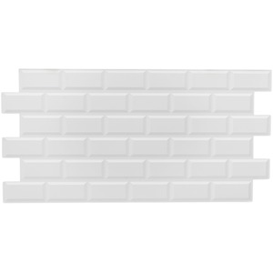 3D Wall Panels with Adhesive Included Subway Tile Pattern