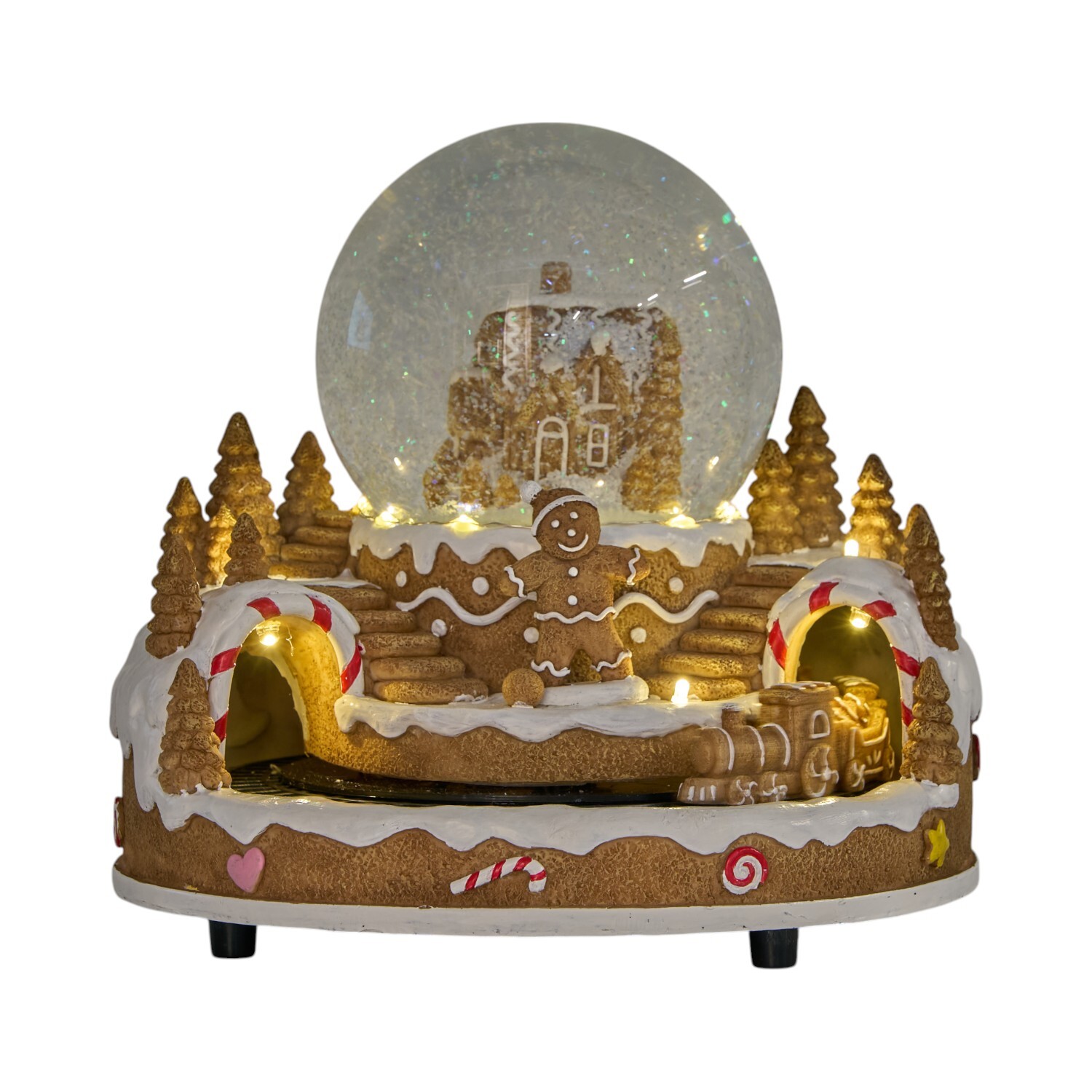 Gingerbread Snow Globe