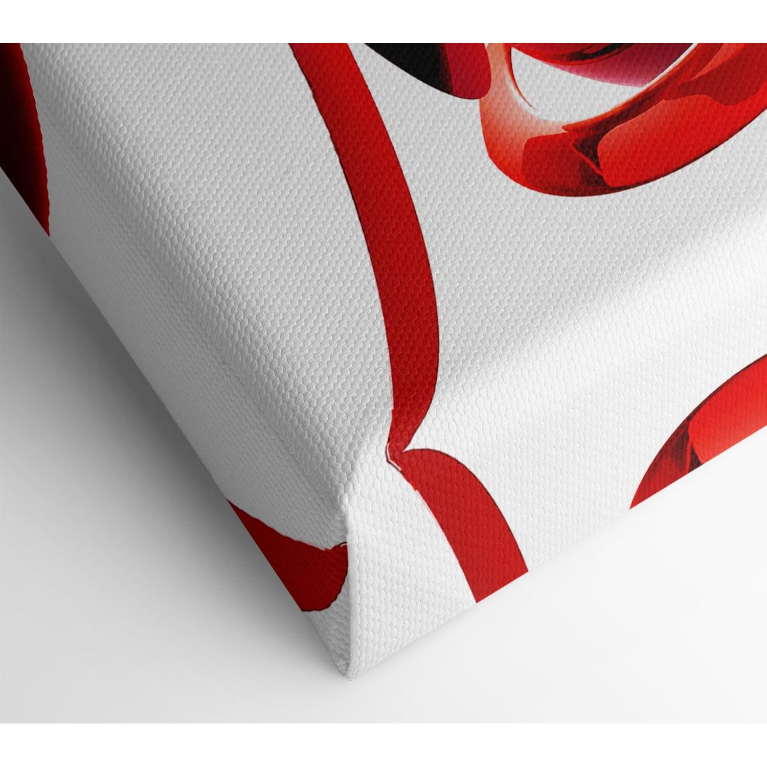 Red Balls Spiralling Canvas Print Wall Art