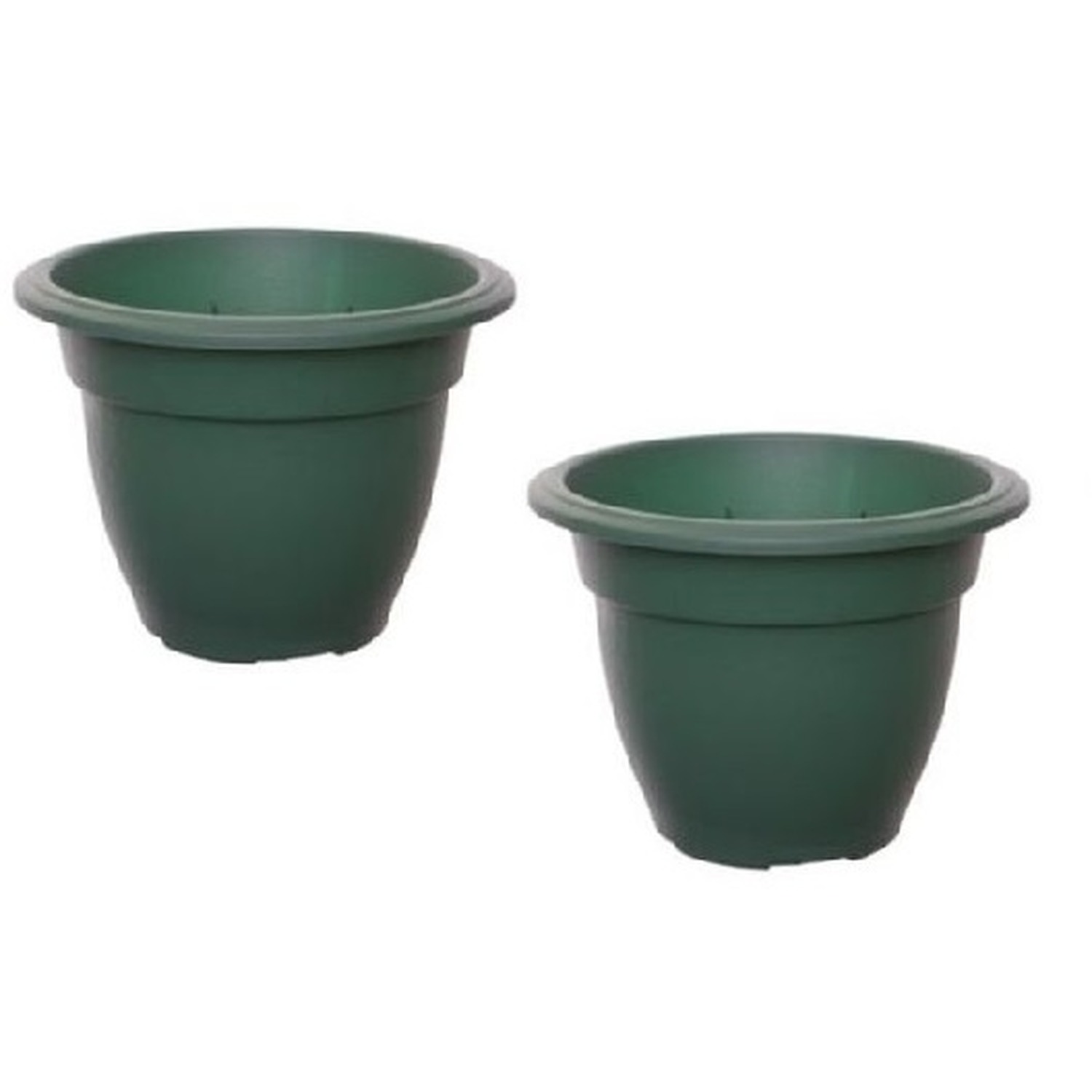 45cm Green Round Bell Plant Pot Flower Planter Plastic Pot