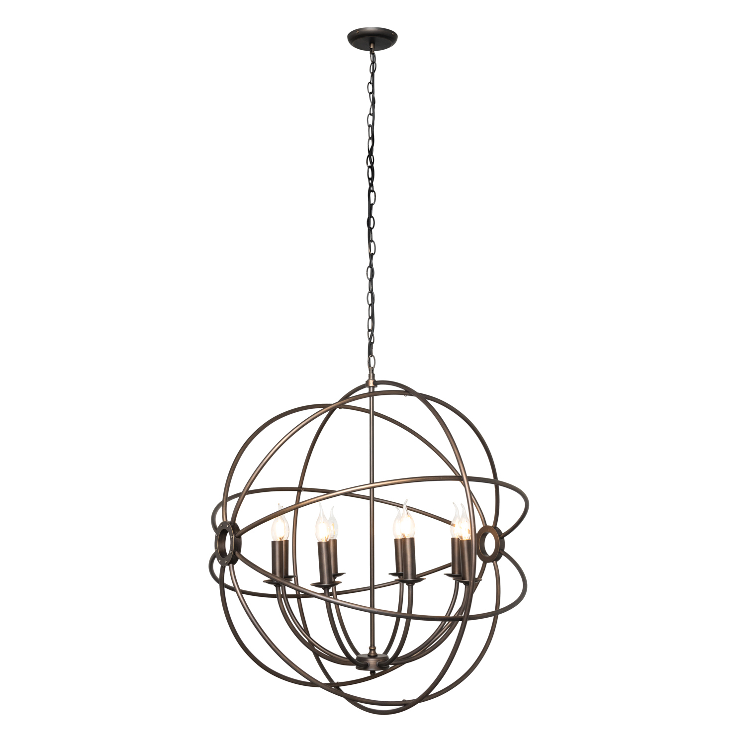 Visconte Capri 8 Light Orbital Ceiling Pendant