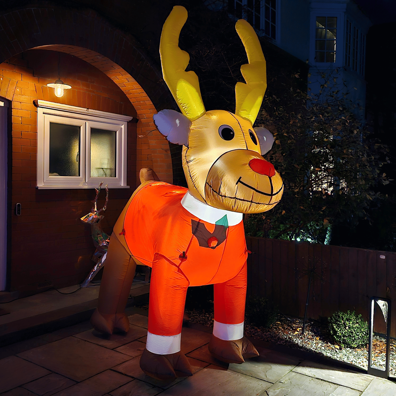 Light up Inflatable Outdoor Christmas Reindeer with LEDs