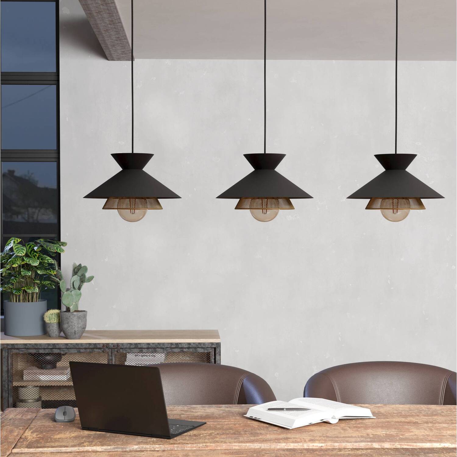 EGLO Grizedale 3L Pendant