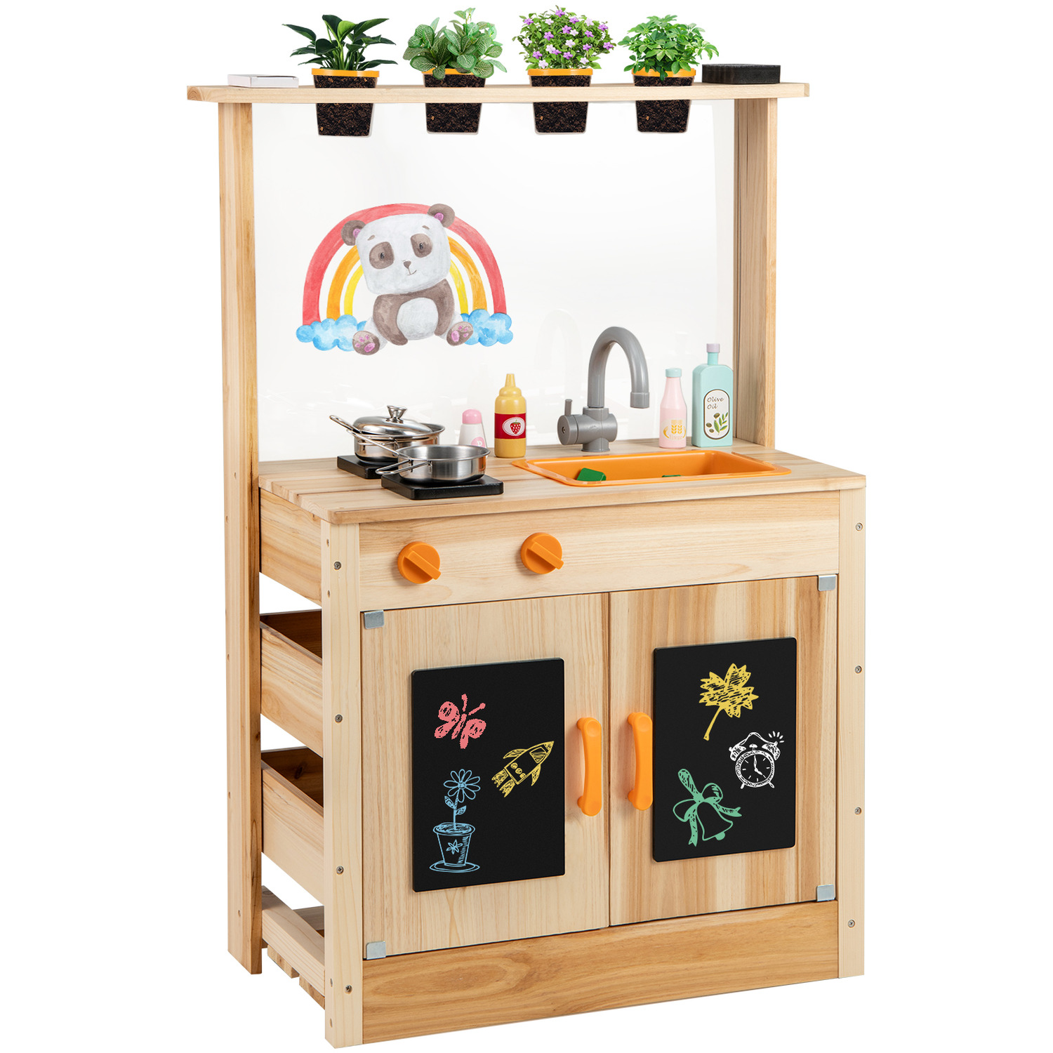 Kids Outdoor Kitchen Playset