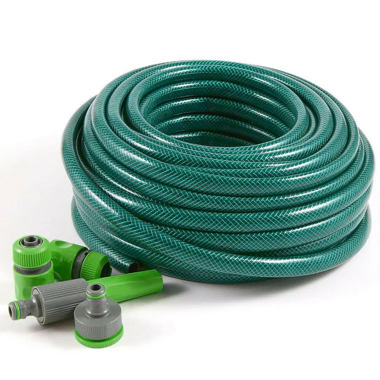 30M Flexible Garden Hose Set with Connectors