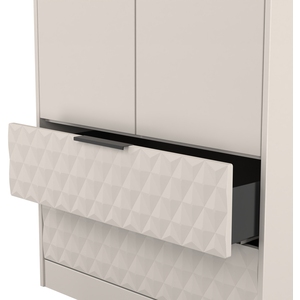 Harlequin Ready Assembled 2 Drawer Double Wardrobe