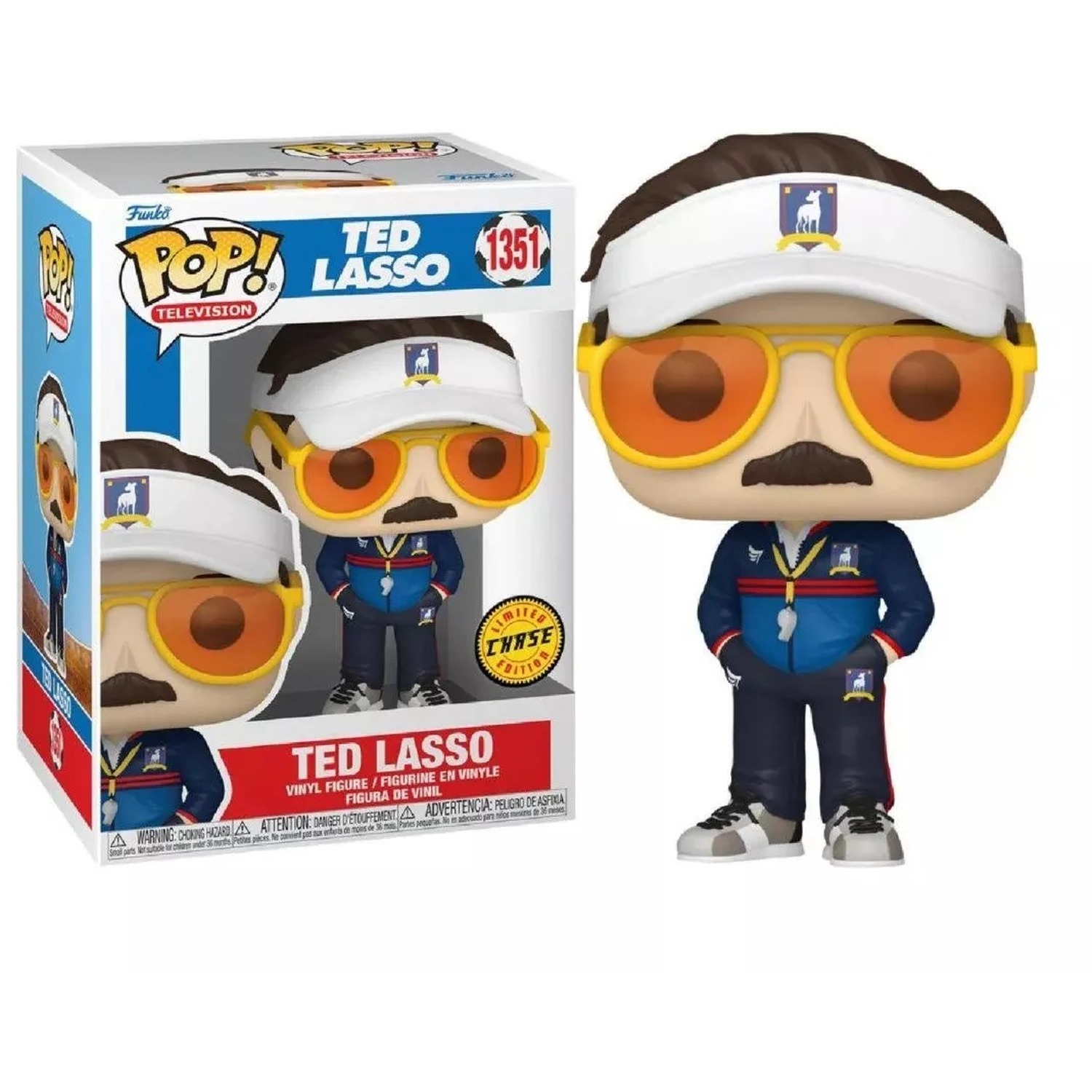 Funko Pop Ted Lasso with Sunglass Rare Chase Variant