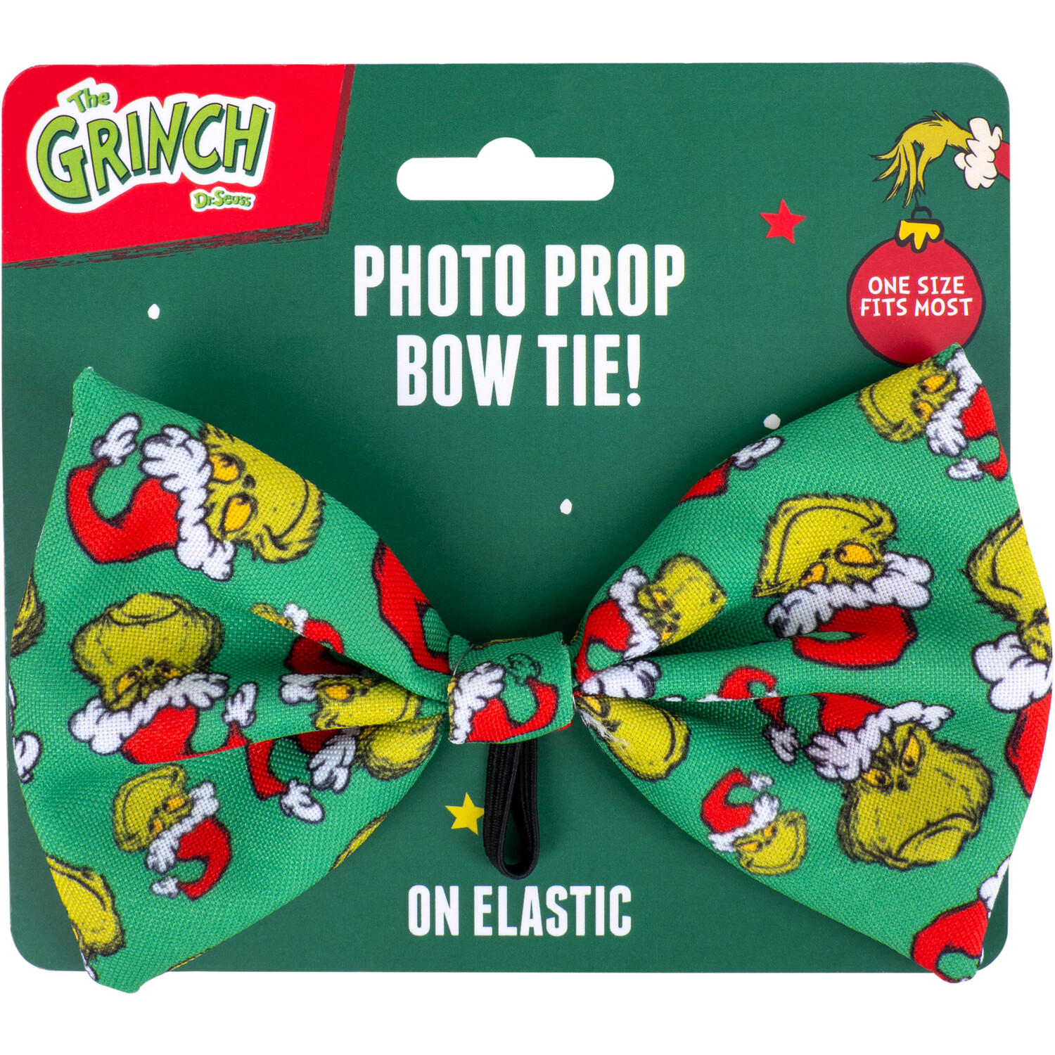 The Grinch Photo Prop Bow Tie