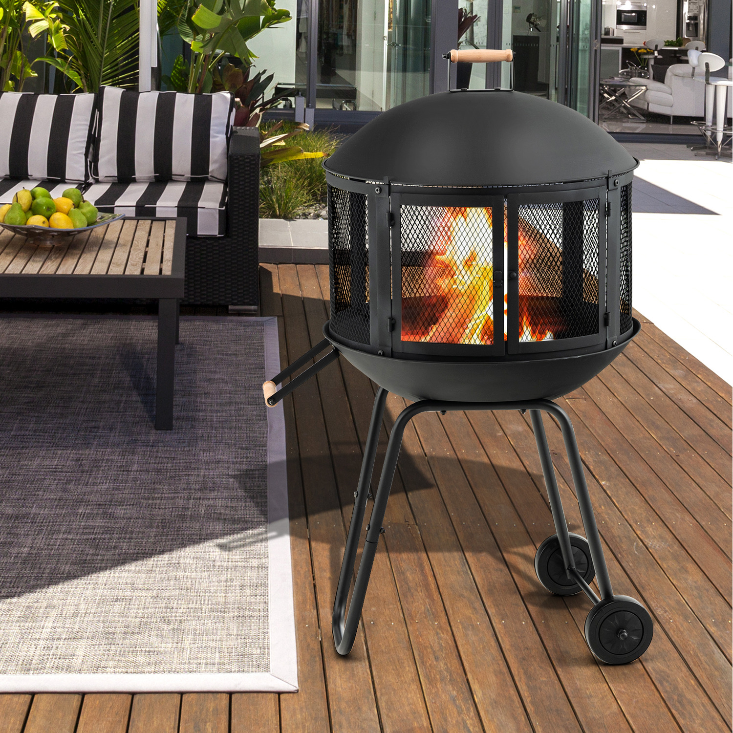 Costway Patio Fire Pit