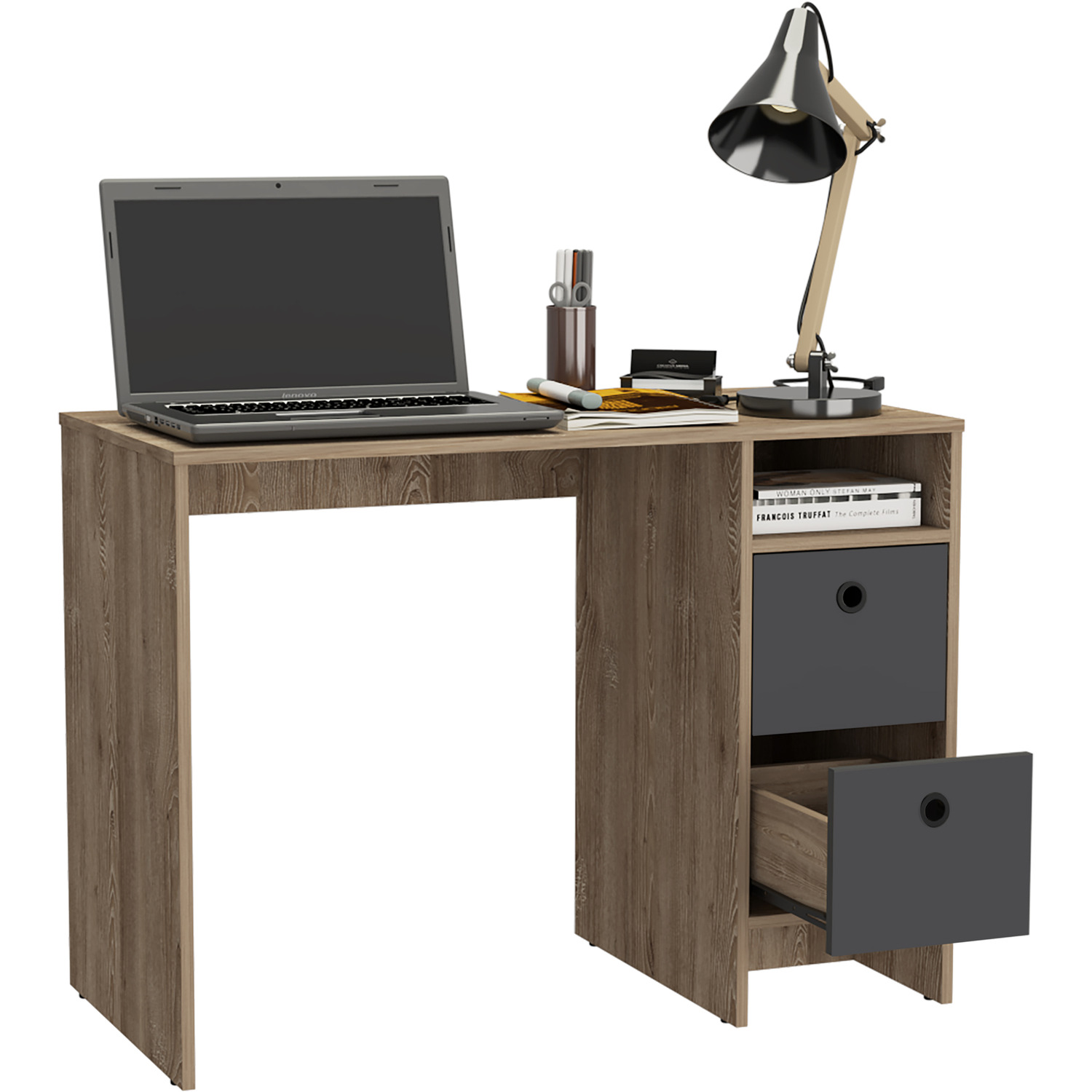 Wall Unit Office Desk Sets ON&ON Wall Desk | Wall Shelving With Desk