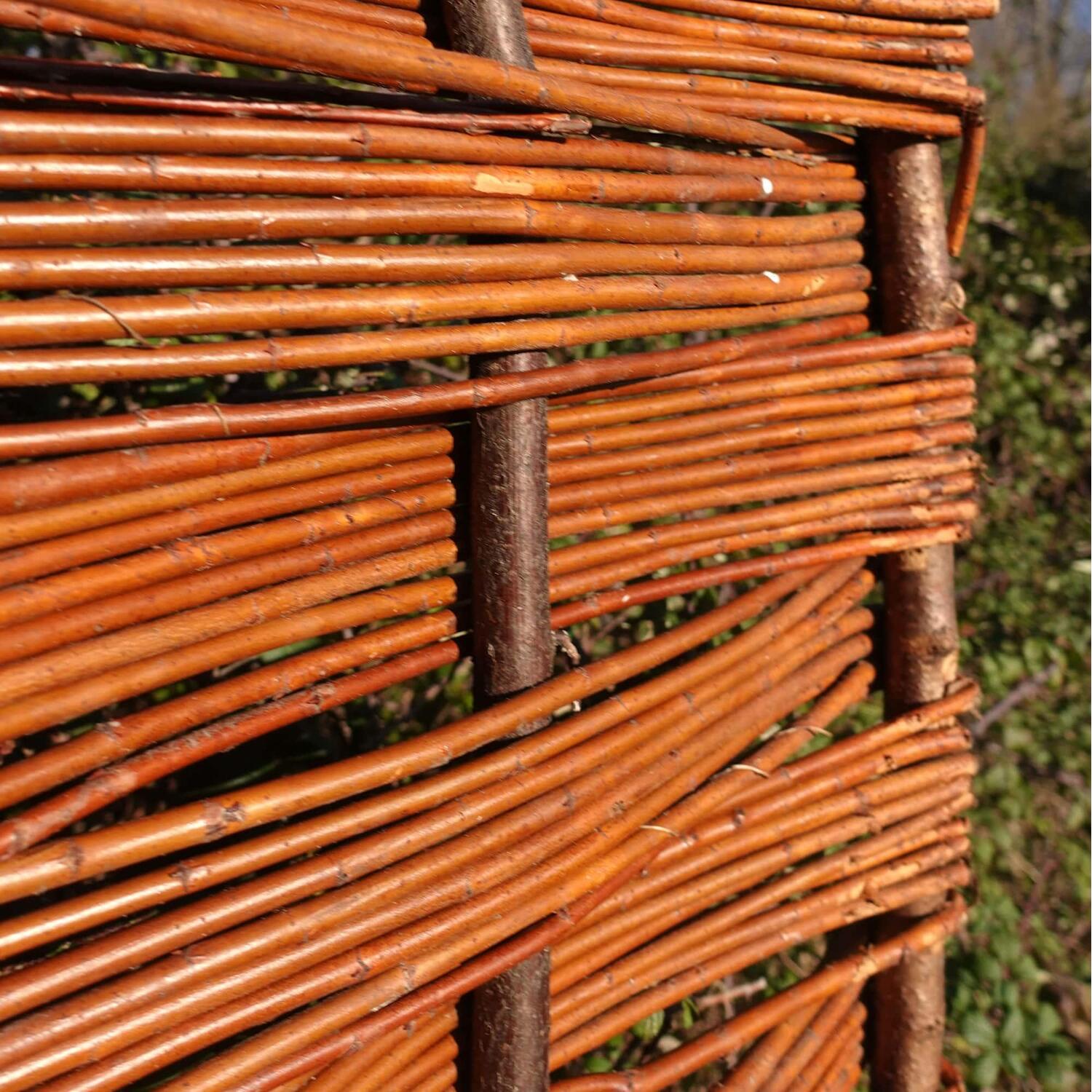 Willow Bunch Weave Hurdle Fence Panel