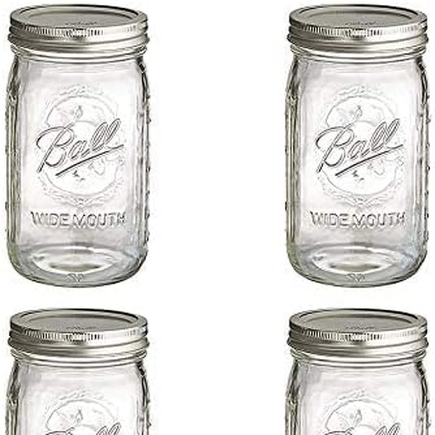 Mason Premium Glass Preserving Jars