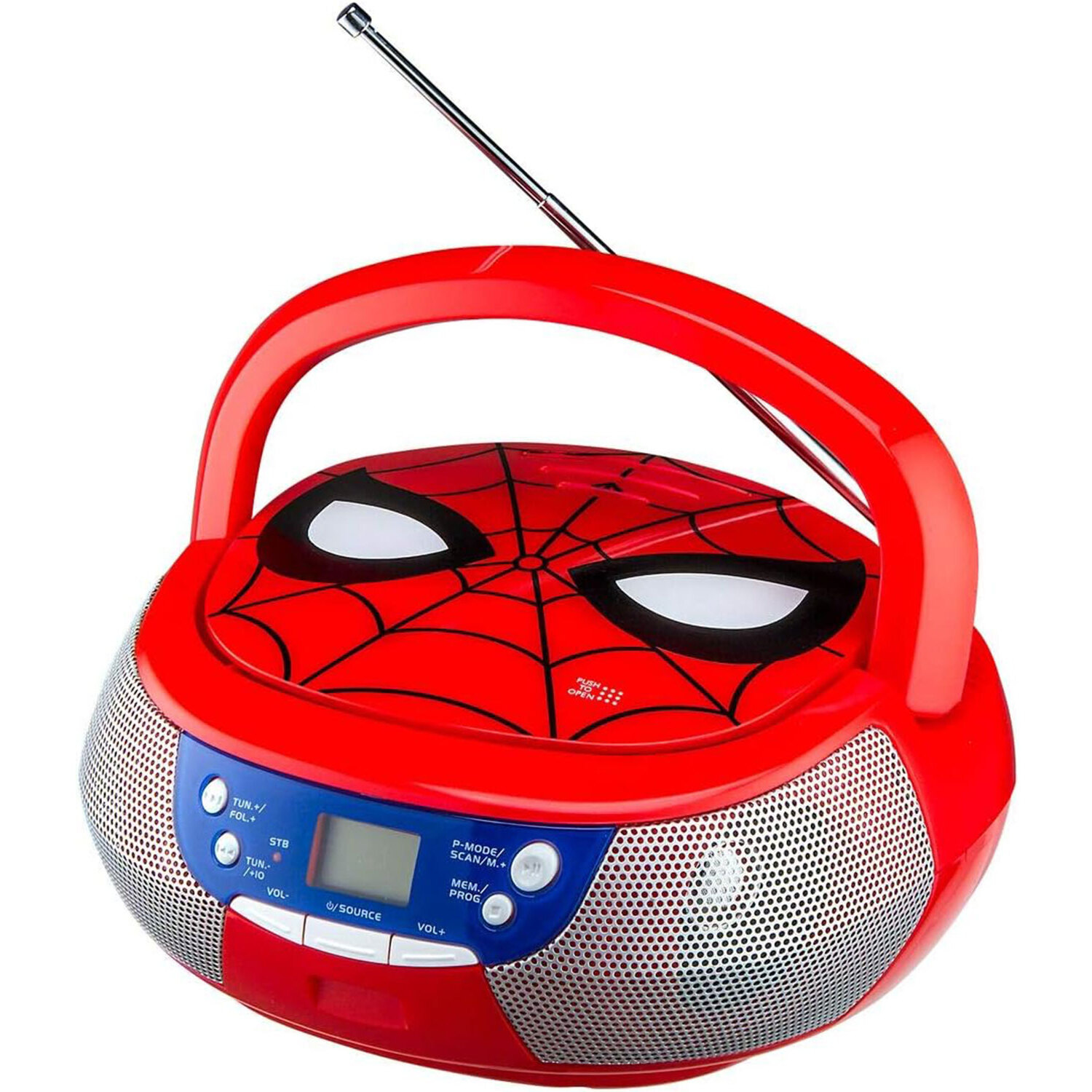 Spiderman CD Boombox with LCD Display