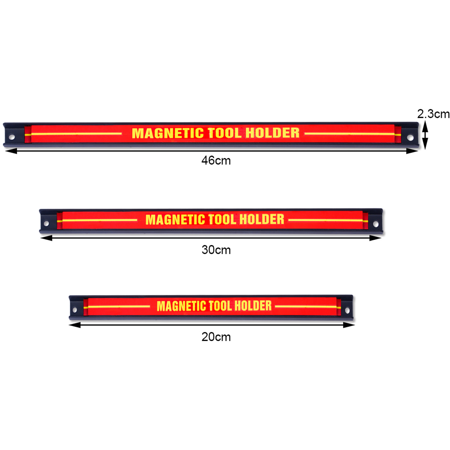Set of 3 Magnetic Tool Strips