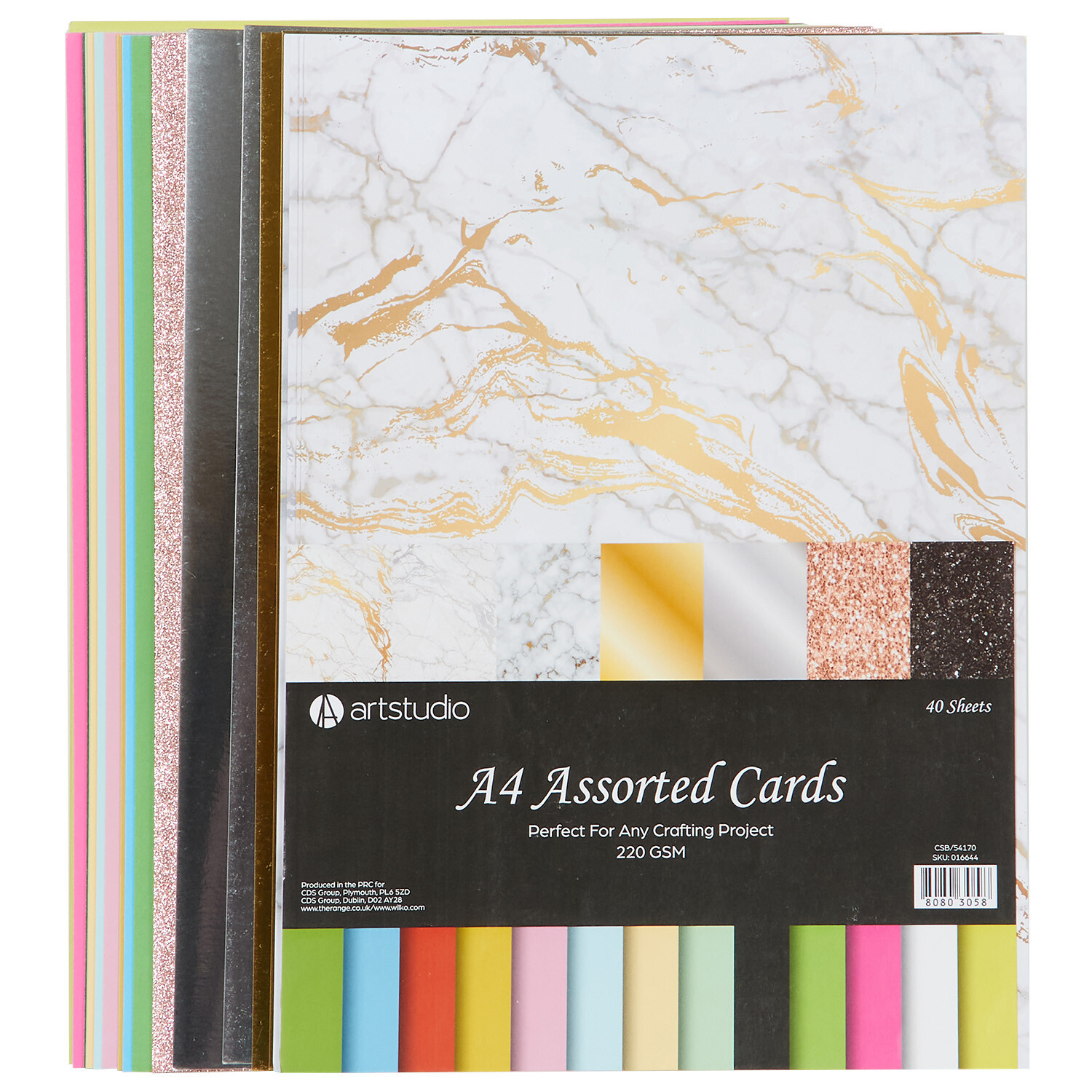 Pack of 40 A4 Assorted Cards