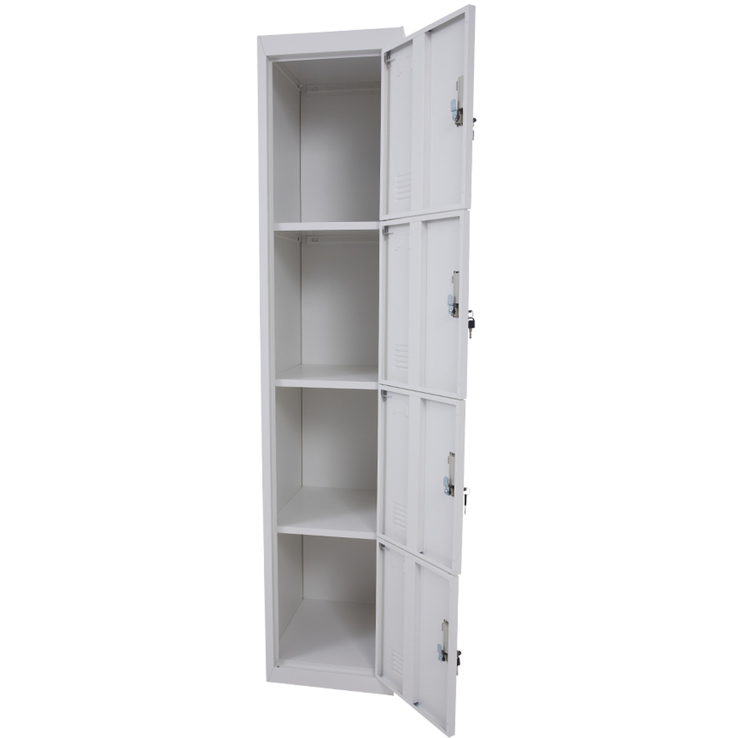 4-Tier Metal File Cabinet with Lock
