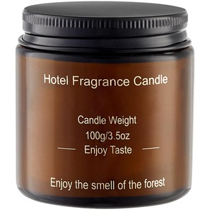 Smokeless Soy Wax Scented Candle in Glass Jar