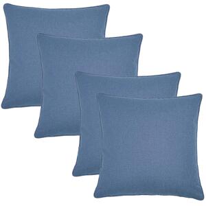 Pack of Woven Texture Cushion Covers