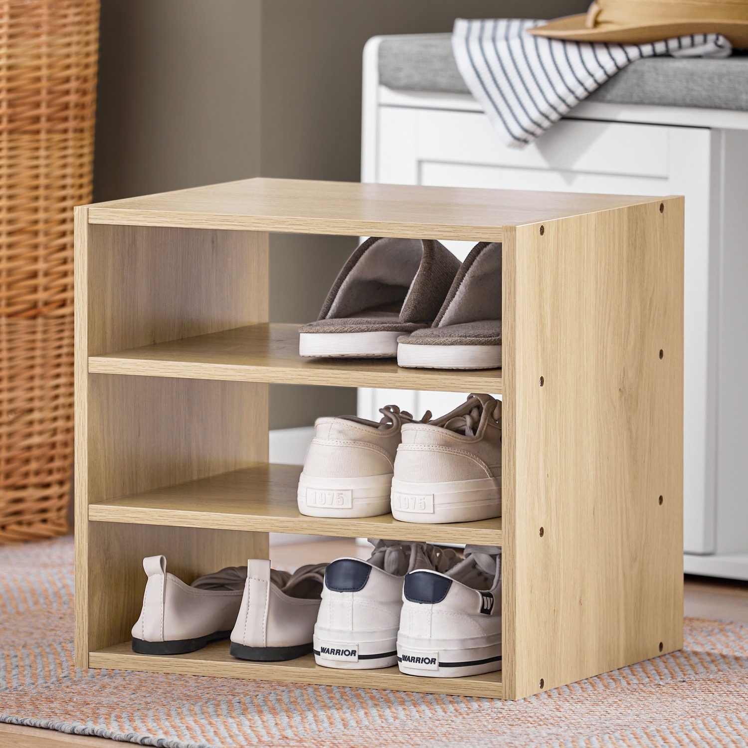 Scandinavian Style Shoe Bench