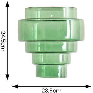 Lane 5 Tier Layered Glass Easy Fit Ceiling Light Shade