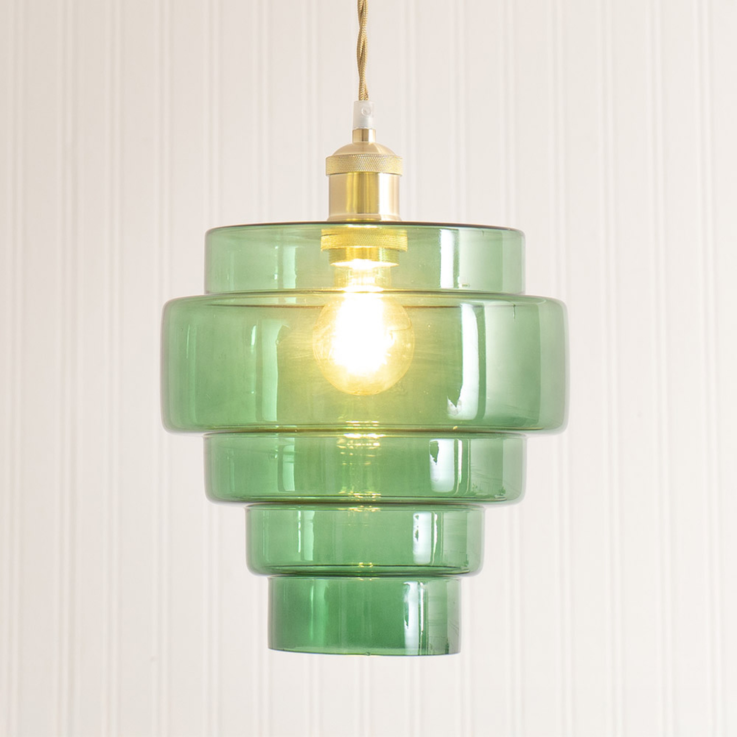 Lane 5 Tier Layered Glass Easy Fit Ceiling Light Shade