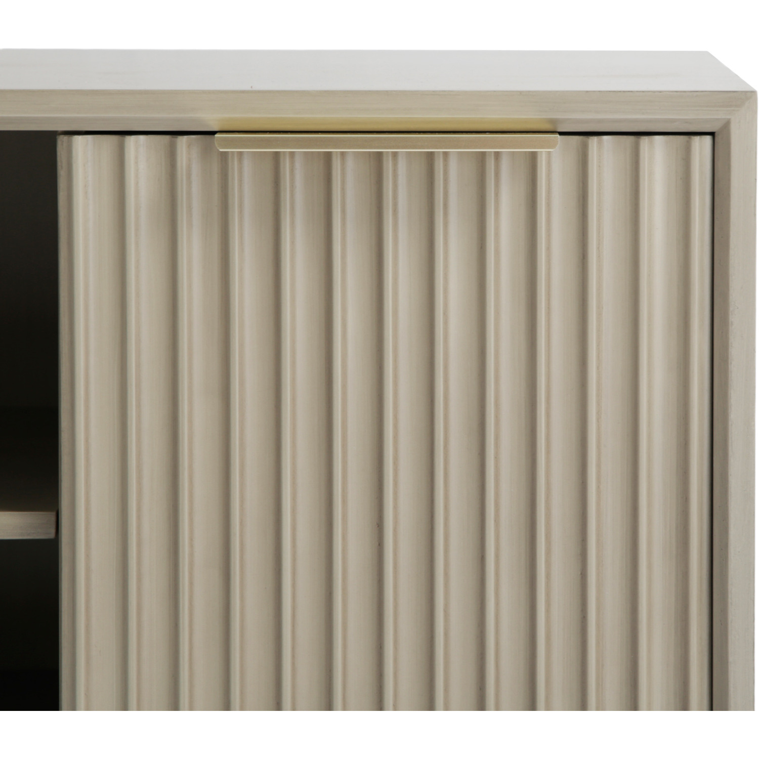 Monza - Fluted TV Unit with Storage