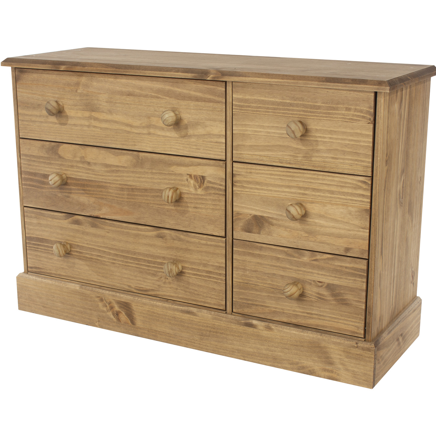 Cotswold 3 plus 3 drawer wide chest