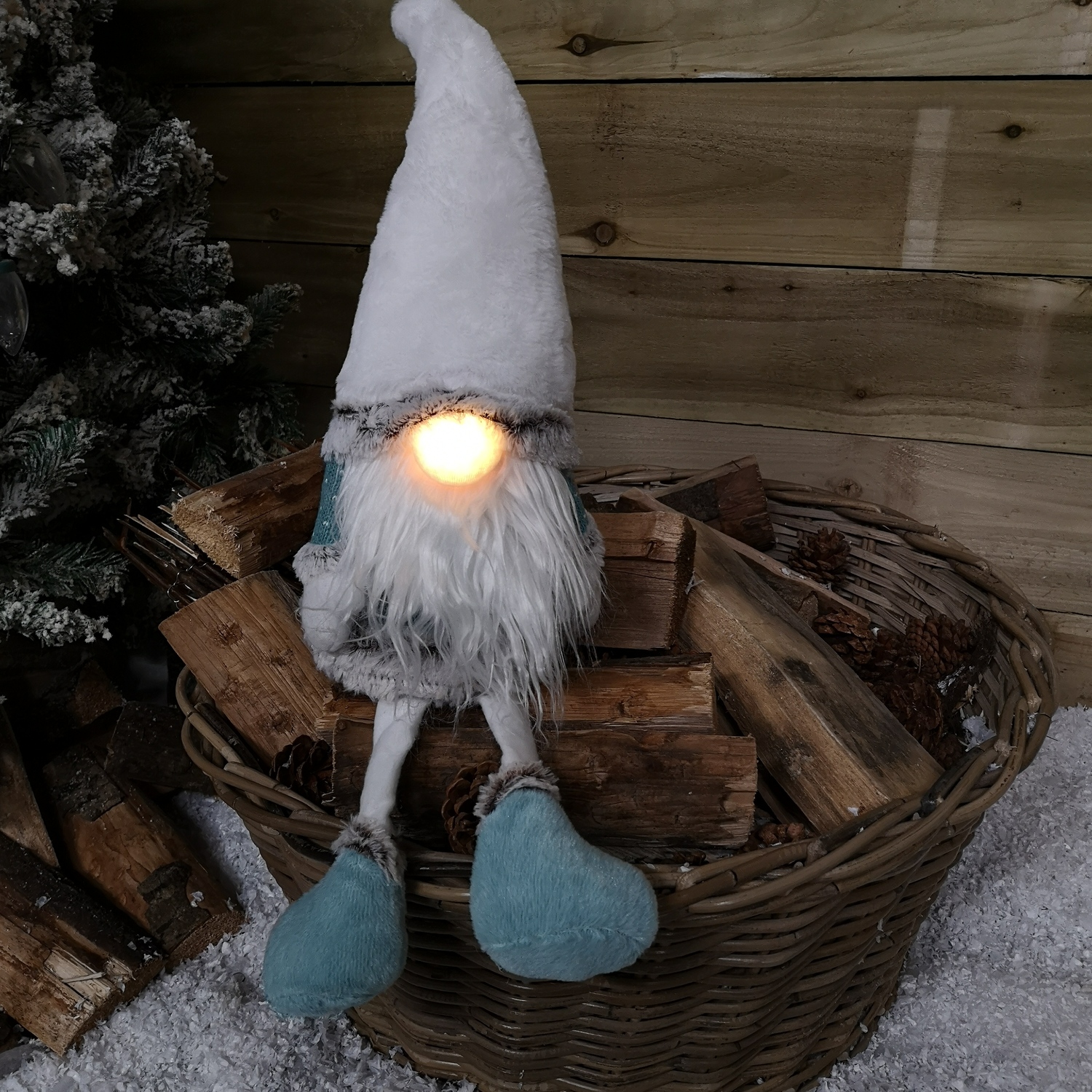 Christmas Light Up Male Gonk with Dangly Legs