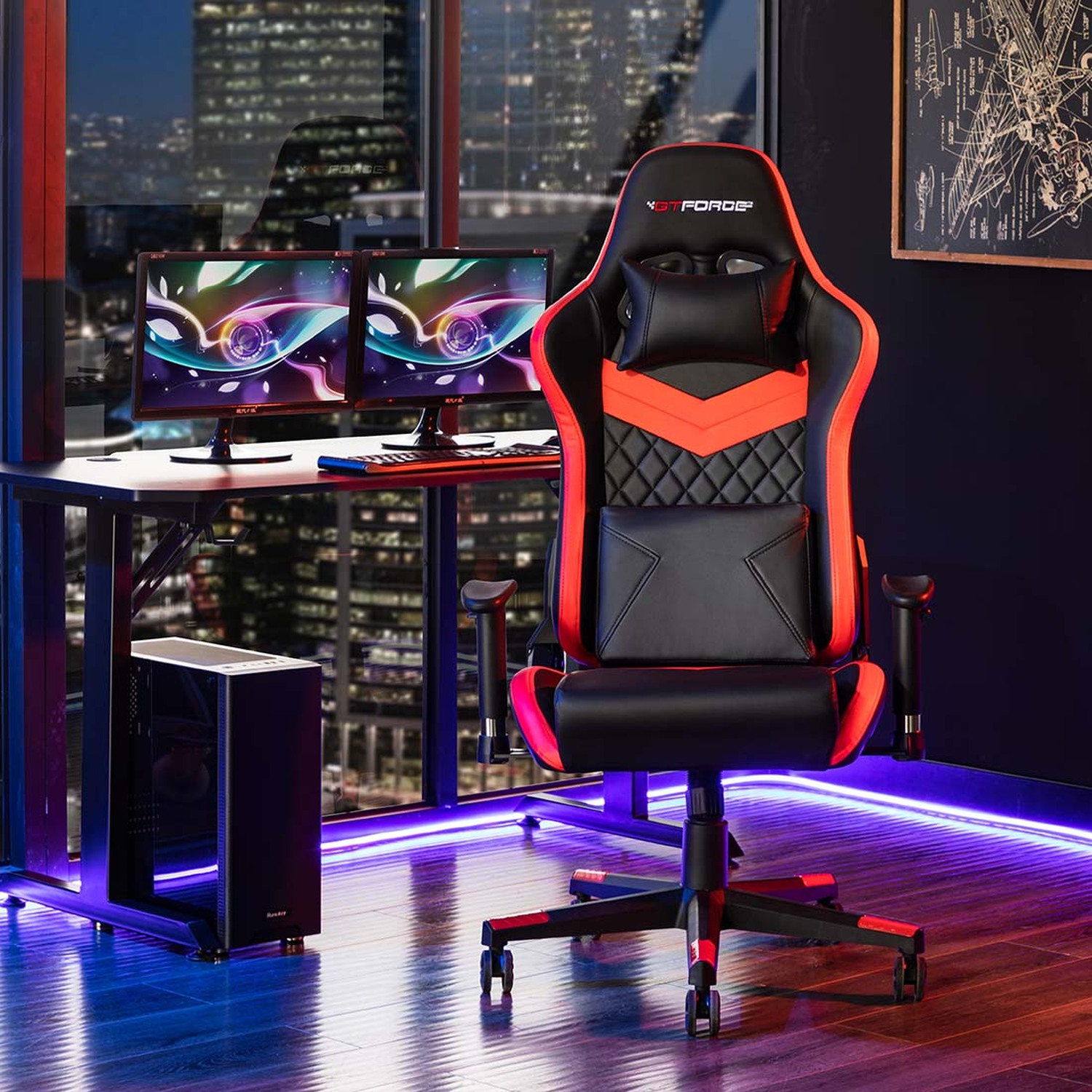 GTFORCE Evo SR Racing Reclining Swivel Office Gaming Chair