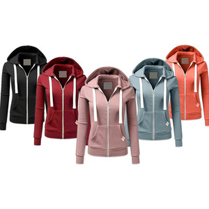 Comfortable Zip Up Hooded Jacket