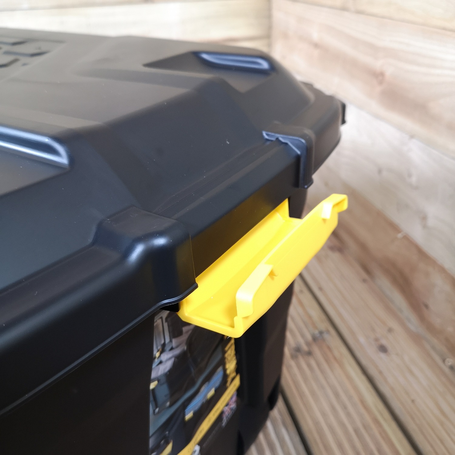 Pack of Heavy Duty Trunks on Wheels in Black