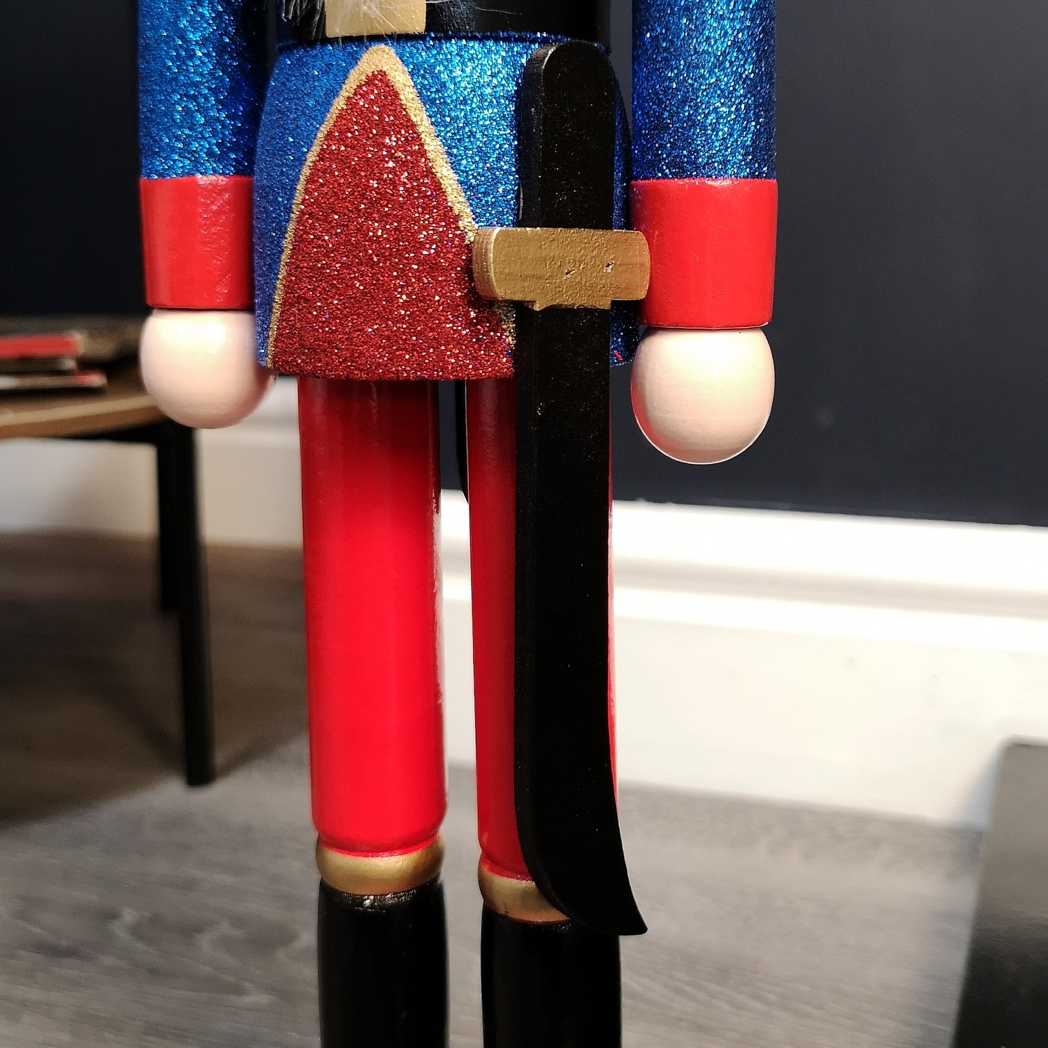 Indoor Traditional Wooden Christmas Nutcracker Decoration