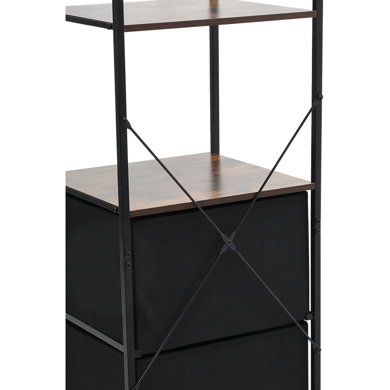 Wooden Storage Cabinet with Medieval Design