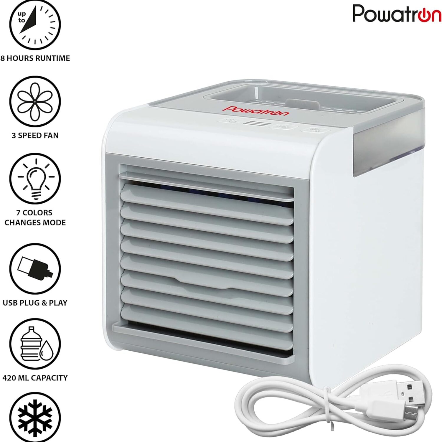 3 in 1 Portable Cool Unit Evaporative Air Cooler Chiller