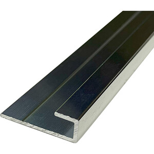 Wetwall Polished Silver Tile End Cap
