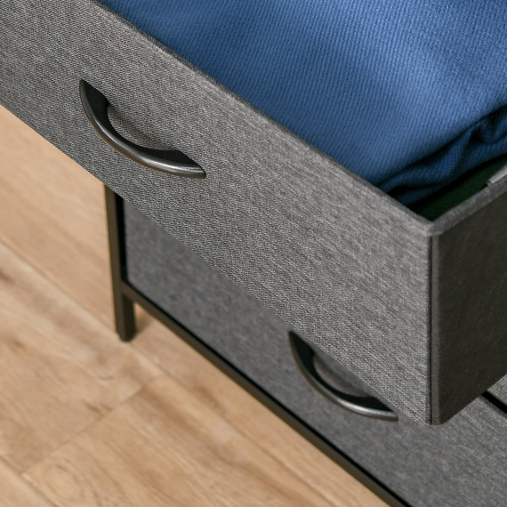 4 Drawer Storage Chest Unit Home with Shelves Home Living Room Bedroom