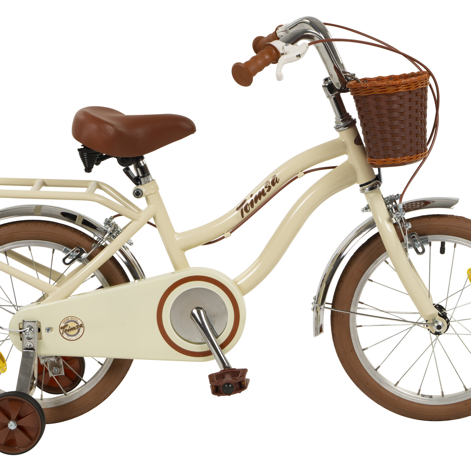 16" Vintage Bicycle - Beige