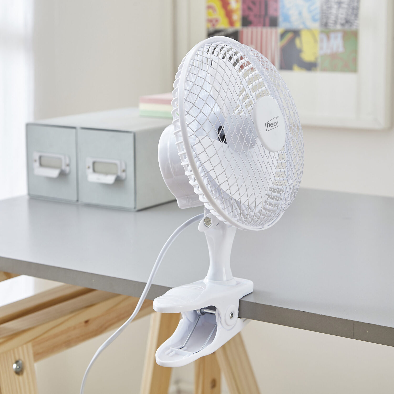 Neo Mini Clip Base Mount Desk Fan