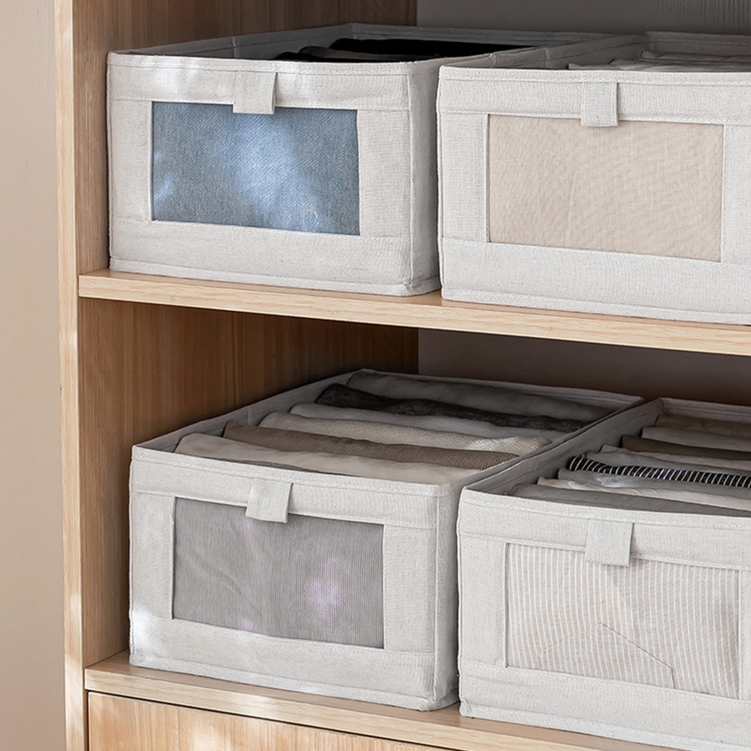 Foldable Fabric Clothes Storage Organizer