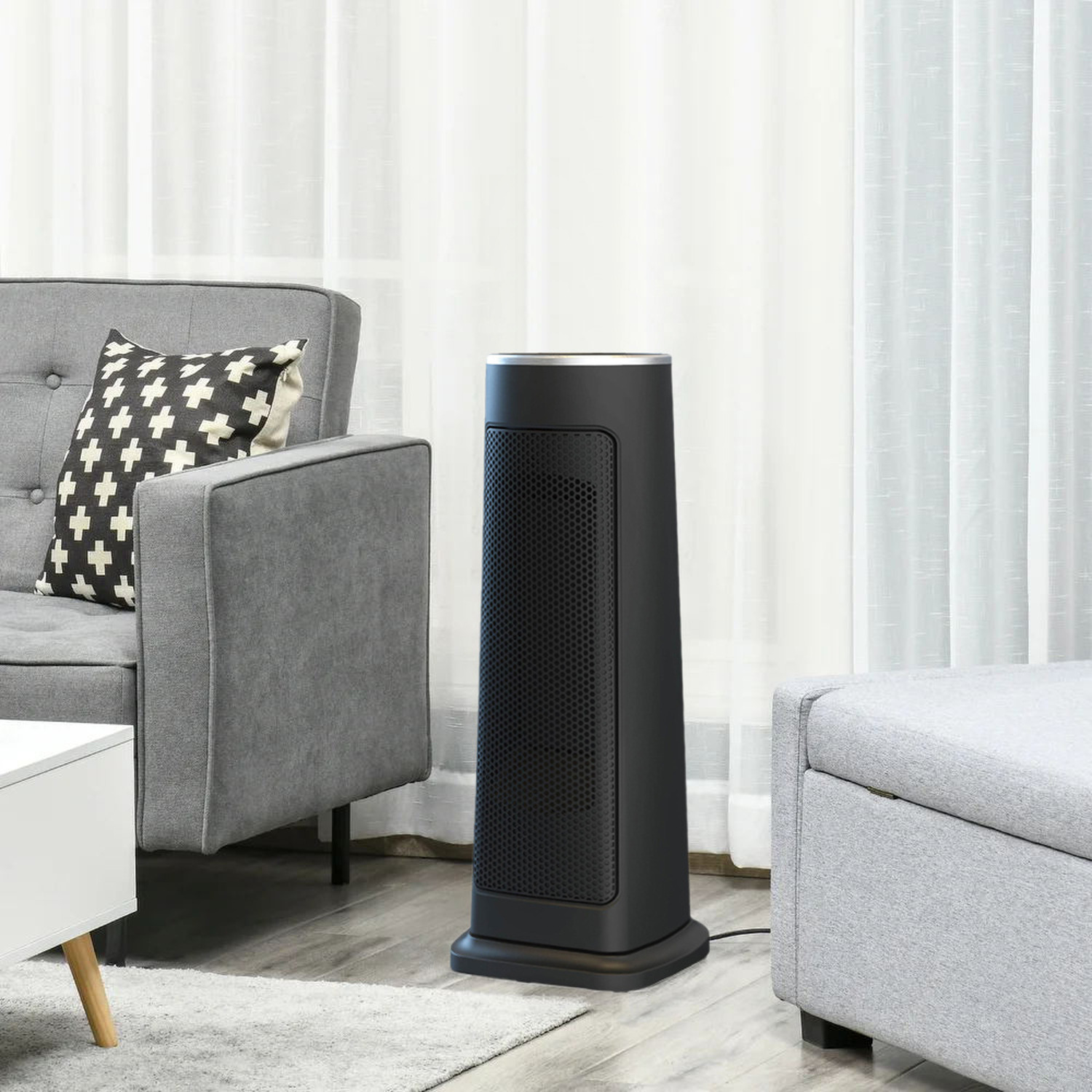 Intellectual Electric PTC Ceramic Heater with Remote Control