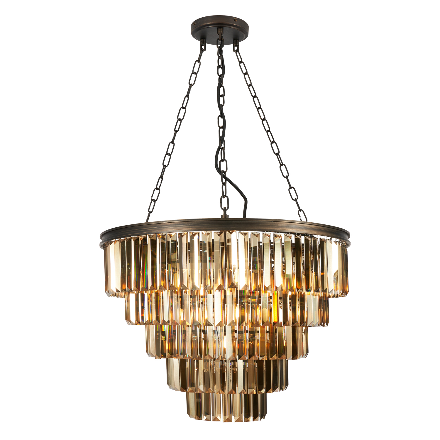 Visconte Ingot 10 Light Crystal Ceiling Pendant