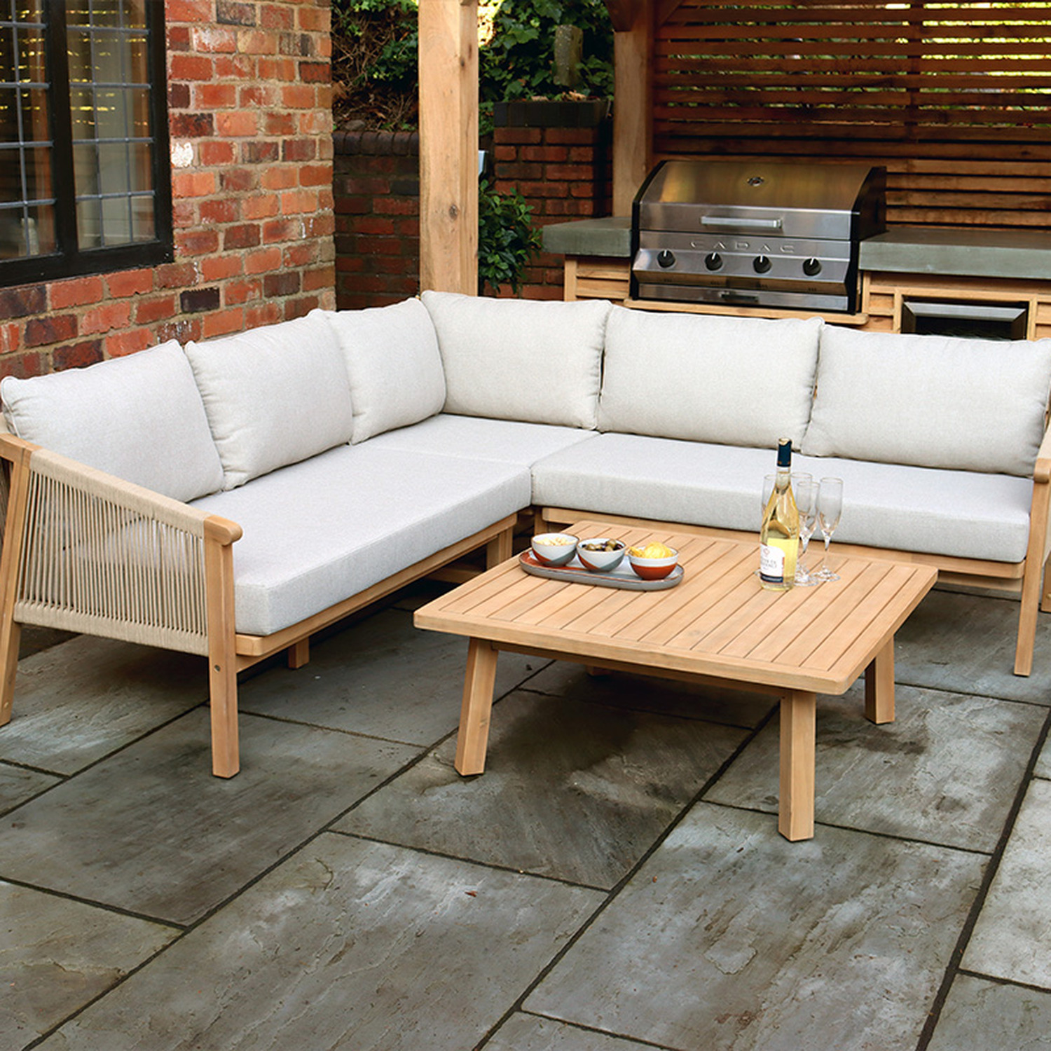 Roma 4 Piece Corner Lounge Set